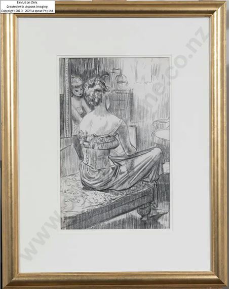 John Buckland Wright | Interior Study | MutualArt