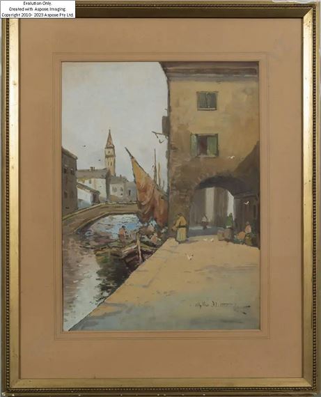 Blythe Fletcher | Scene in Venice | MutualArt