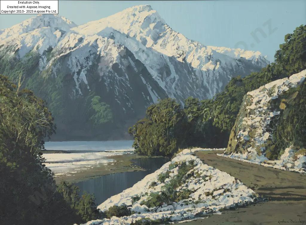 Graham Brinsley | Haast Pass Winter | MutualArt
