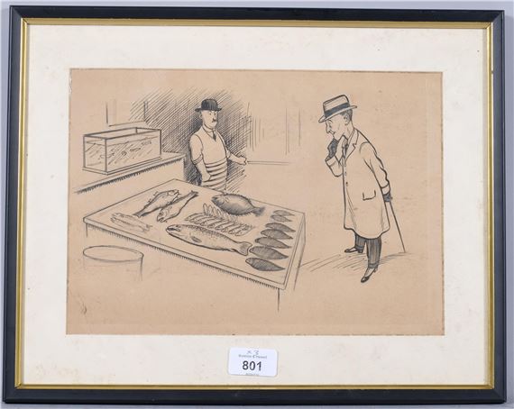 Henry Mayo Bateman | 3 original cartoons | MutualArt