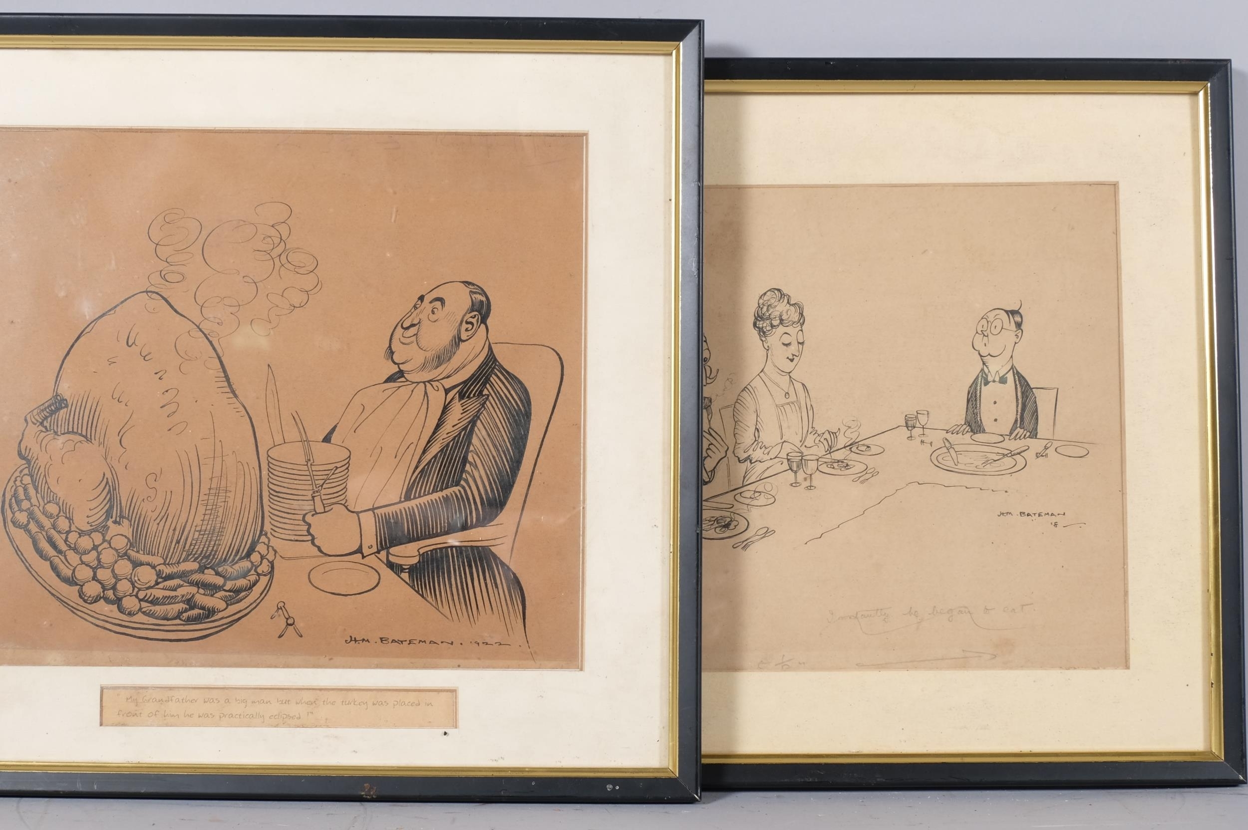 Henry Mayo Bateman | 3 original cartoons | MutualArt