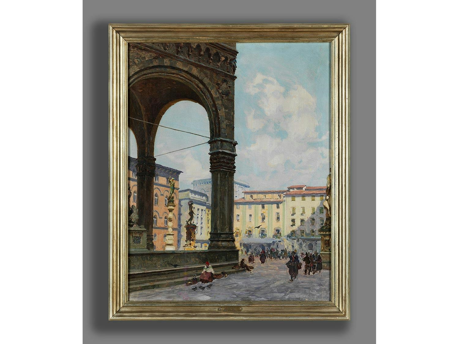Alberto Prosdocimi | DIE PIAZZALE DEGLI UFFIZI IN FLORENZ | MutualArt
