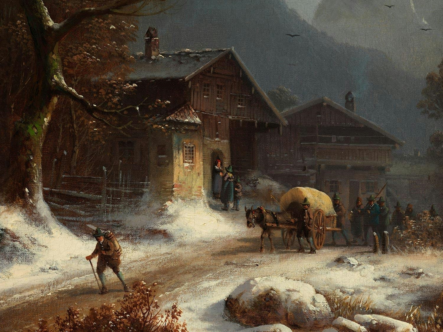 Anton Doll | WINTERLANDSCHAFT | MutualArt