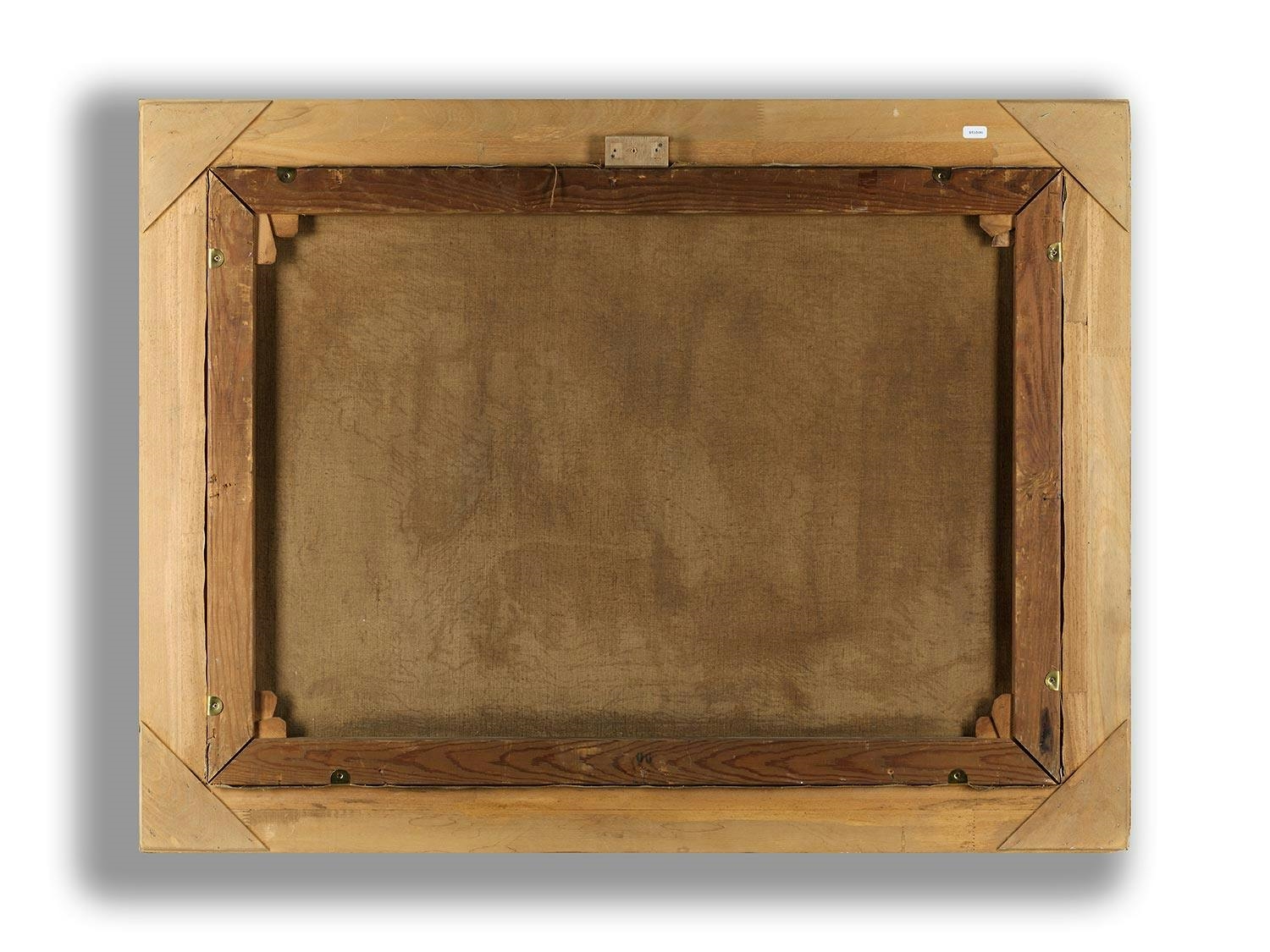 Désiré Thomassin | BREITER FELDWEG MIT PLANWAGEN UND BAUERN IM GESPRÄCH ...