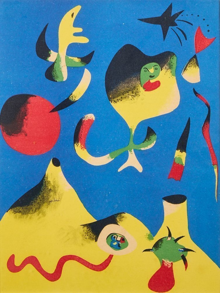 Joan Miró | Libre del Sis Sentits (Circa 1981) | MutualArt