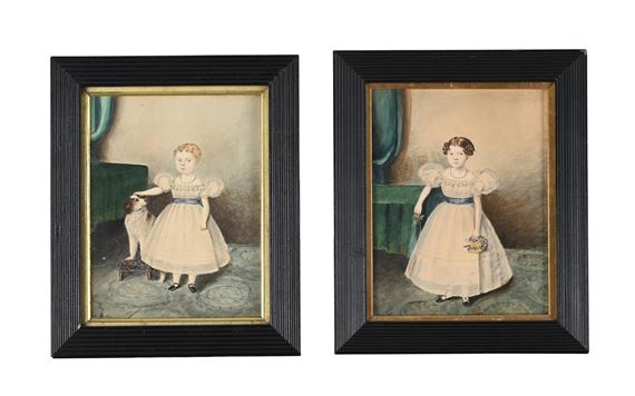 W. Smith | PORTRAIT OF SARAH PARKES; PORTRAIT OF CAROLINE PARKES ...