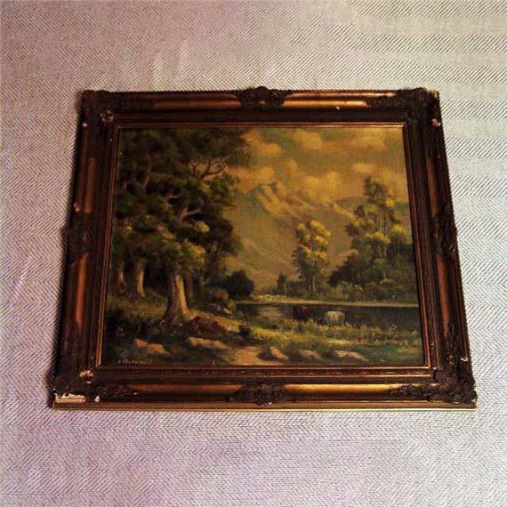 Saburosuke Okada | Antique painting/Masterpiece Okada Saburosuke [Near ...
