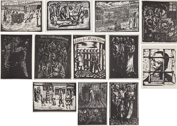Jonasz Stern | Lviv Ghetto - a set of 14 prints (1993) | MutualArt