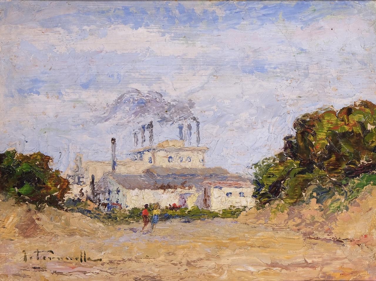 Joaquín Terruella Matilla | Paisaje con fábrica | MutualArt