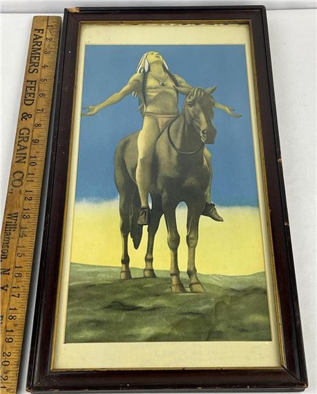 Cyrus E. Dallin | Antique c. 1920 Native American Appeal to the Great ...