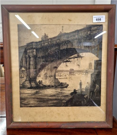 Nathaniel Sparks | Thames river scene | MutualArt