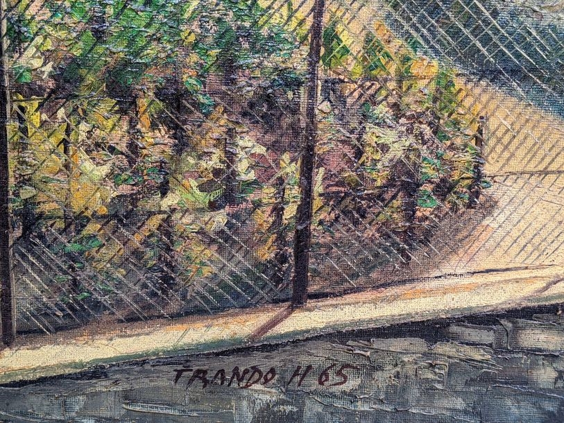 Henri Trando | Vue sur les vignes parisiennes (1965) | MutualArt