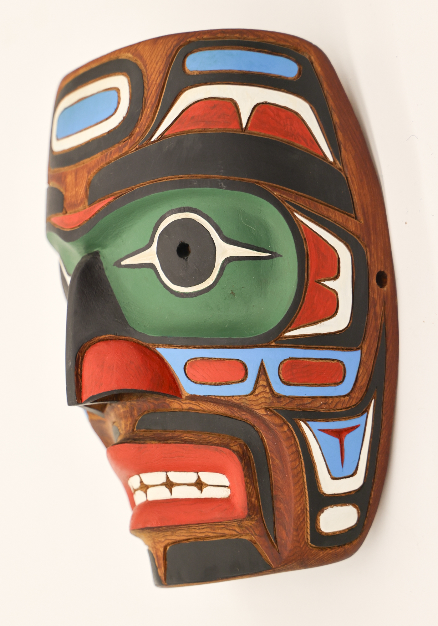 Gary Rice | Gary Rice ''Human Portrait Mask'' Cedar | MutualArt