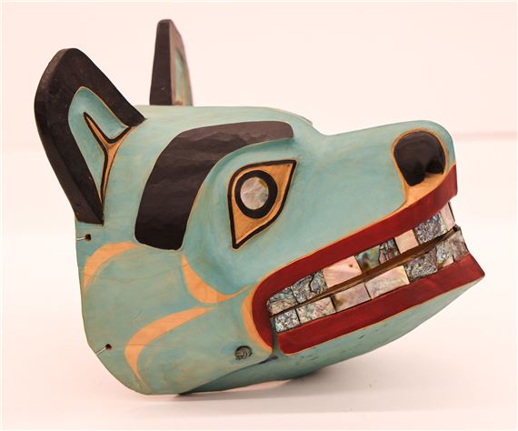 Nathan Jackson | Nathan Jackson ''Bear Headdress Mask'' 1973 Cedar ...
