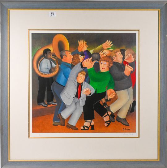Beryl Cook | Beryl Cook (1926-2008) limited edition print 'Jiving to ...