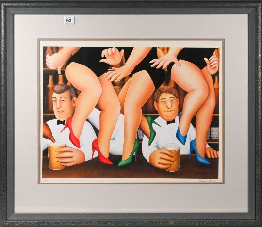 Beryl Cook | Beryl Cook (1926-2008) limited edition print 'Dancing on the bar' 765/850, 1992 ...