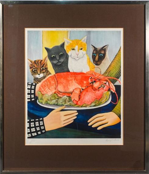 Beryl Cook | Beryl Cook (1926-2008) limited edition print 'Four Hungry ...