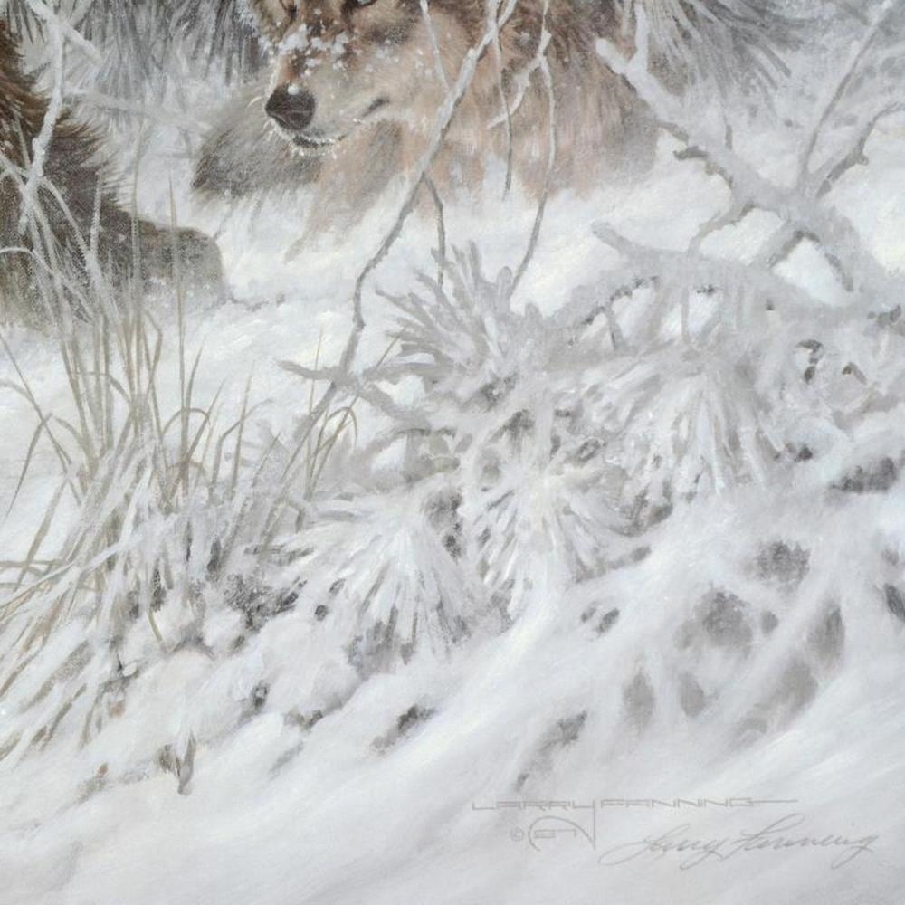 Larry Fanning | Phantom of the North - Wolf Limited Edition Lithograph ...