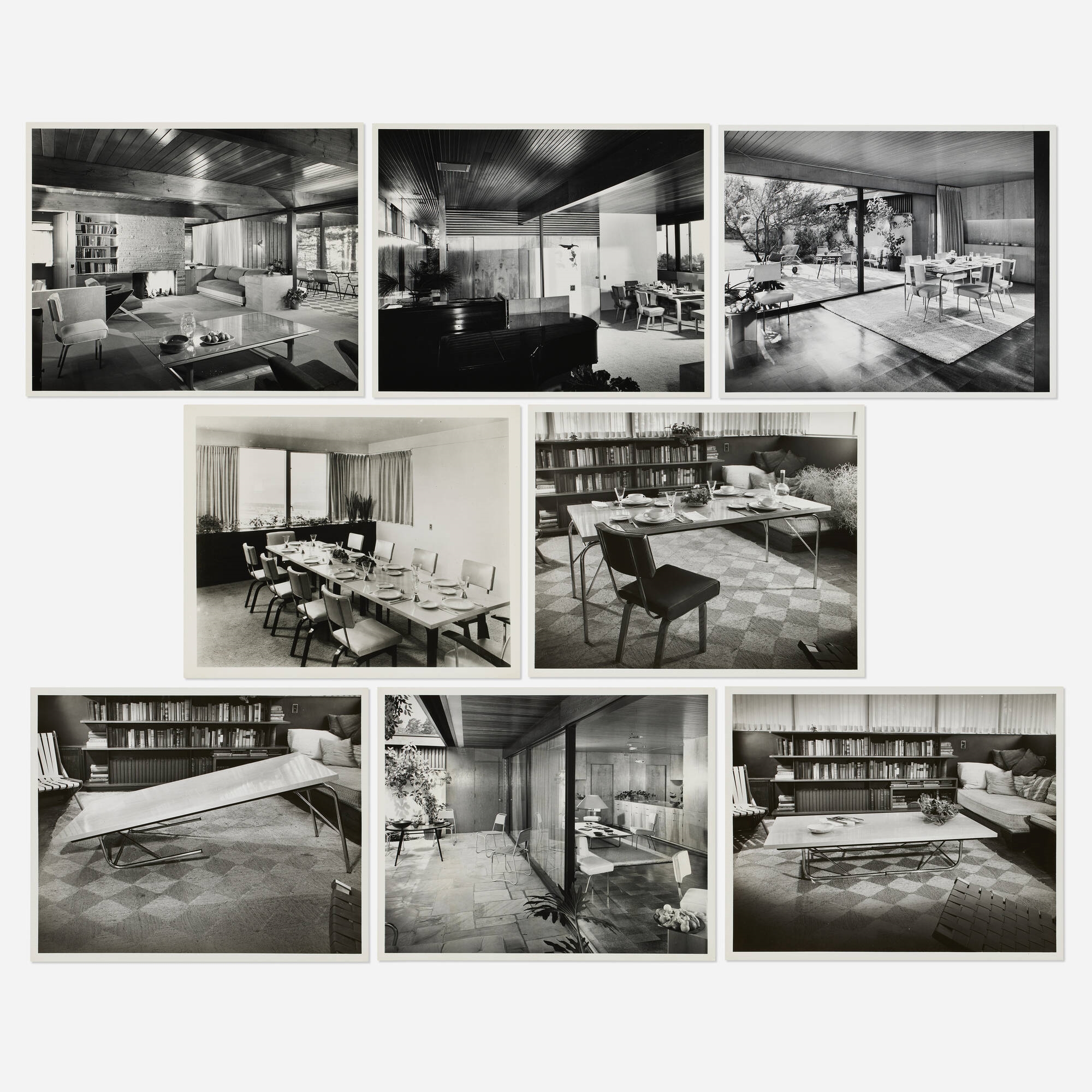 Julius Shulman | Set of Seven Photographs of Kaufmann House | MutualArt