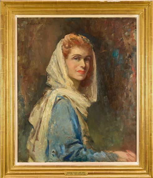 Edward Brian Seago | Portrait of Mrs Cyril Fletcher | MutualArt