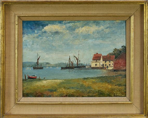 Cosmo Nevill | Barges at Pin Mill (78) | MutualArt