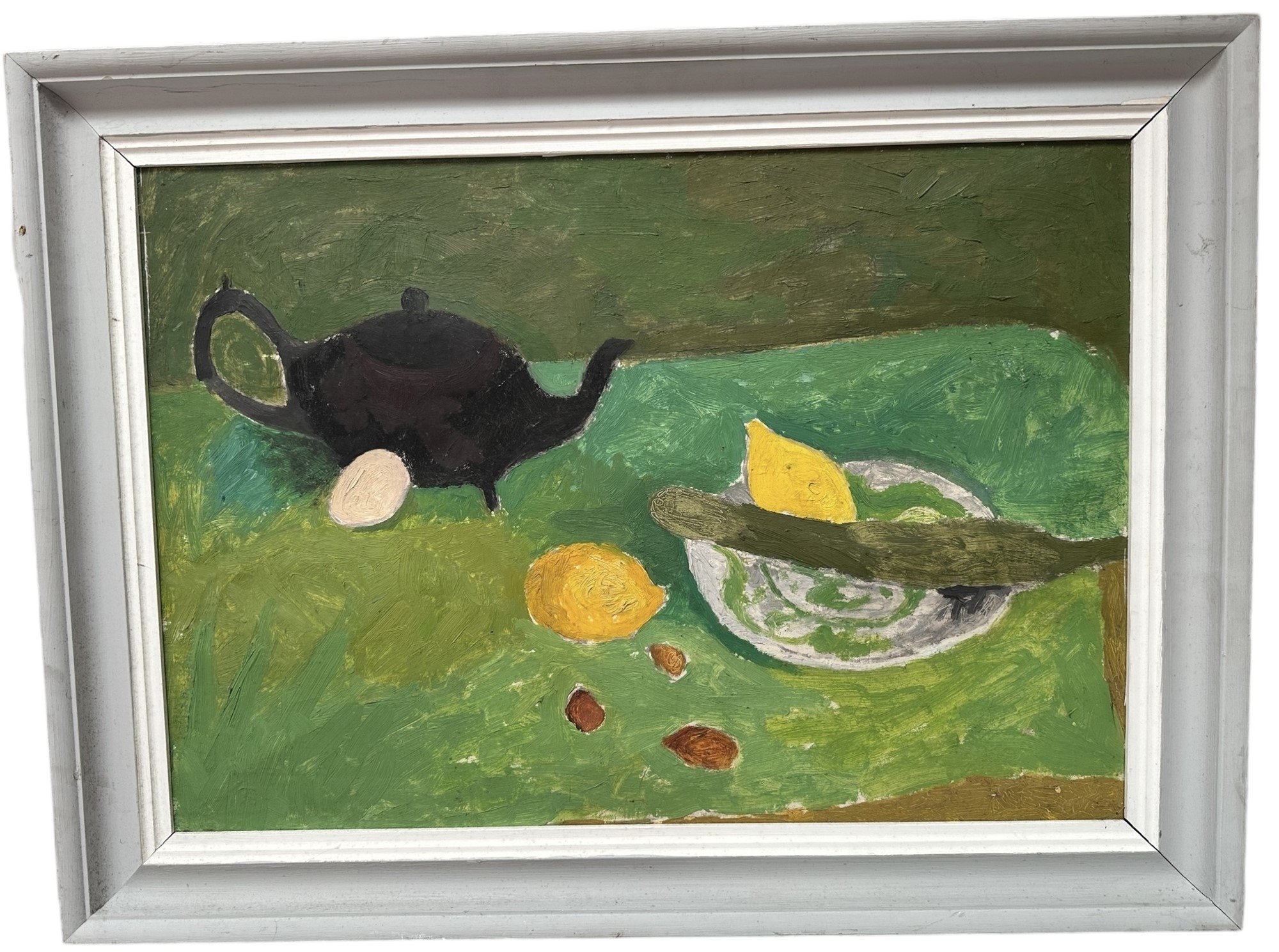 Adrian Campbell | Still life with old teapot | MutualArt