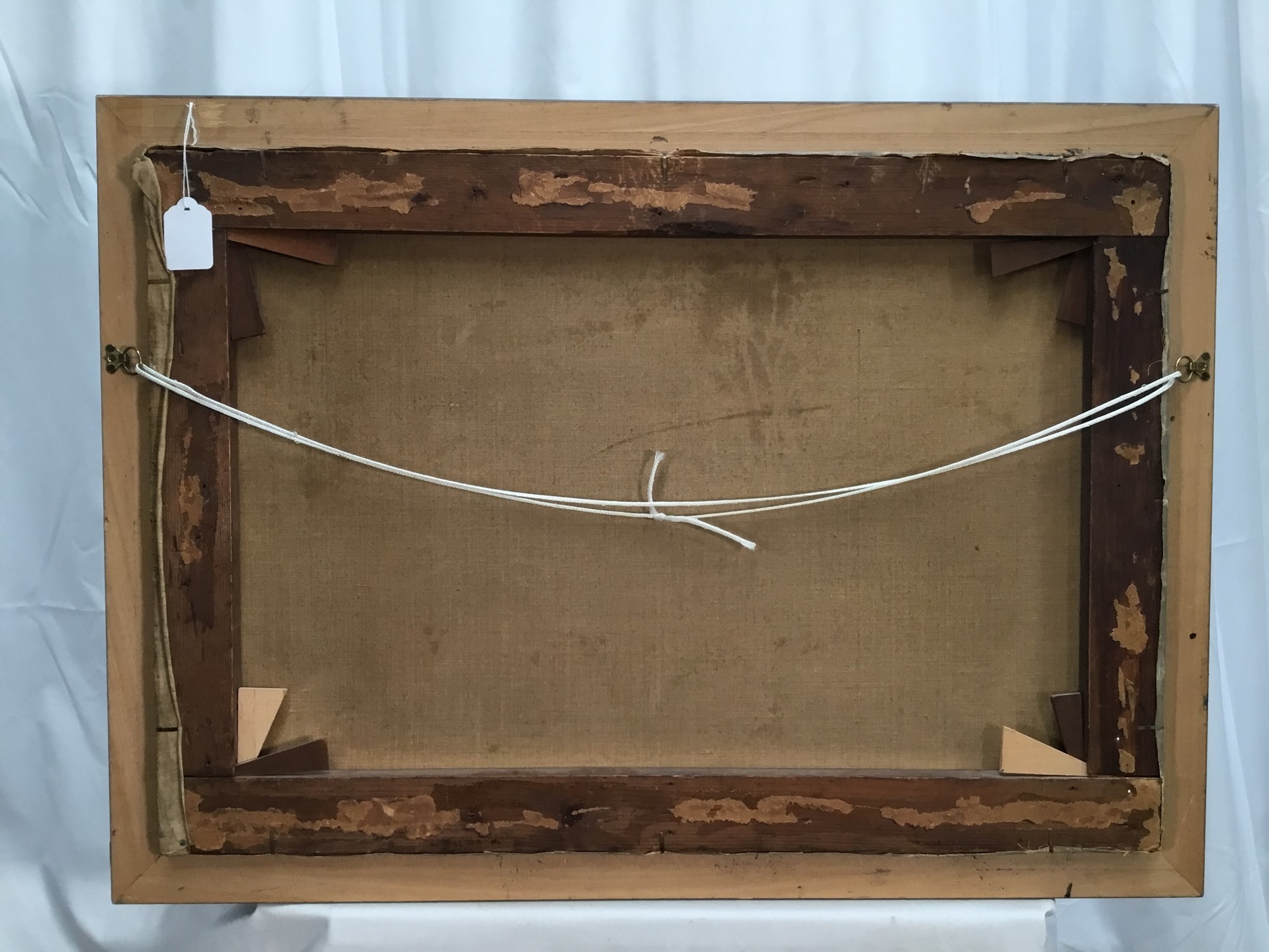 Alfred Morgan | Distant view of a farm with figures and trees | MutualArt