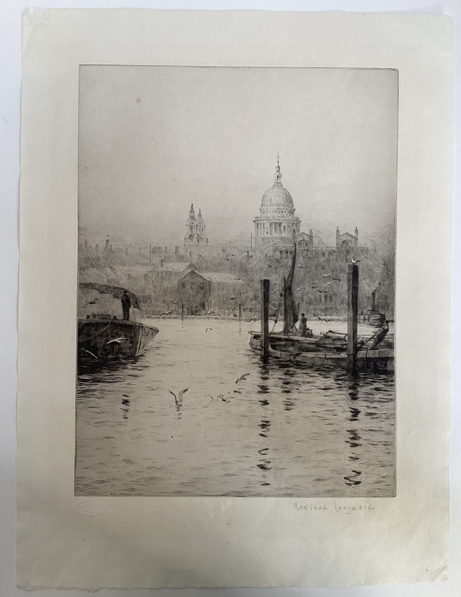 Rowland Langmaid | Tower of London from the Thames | MutualArt