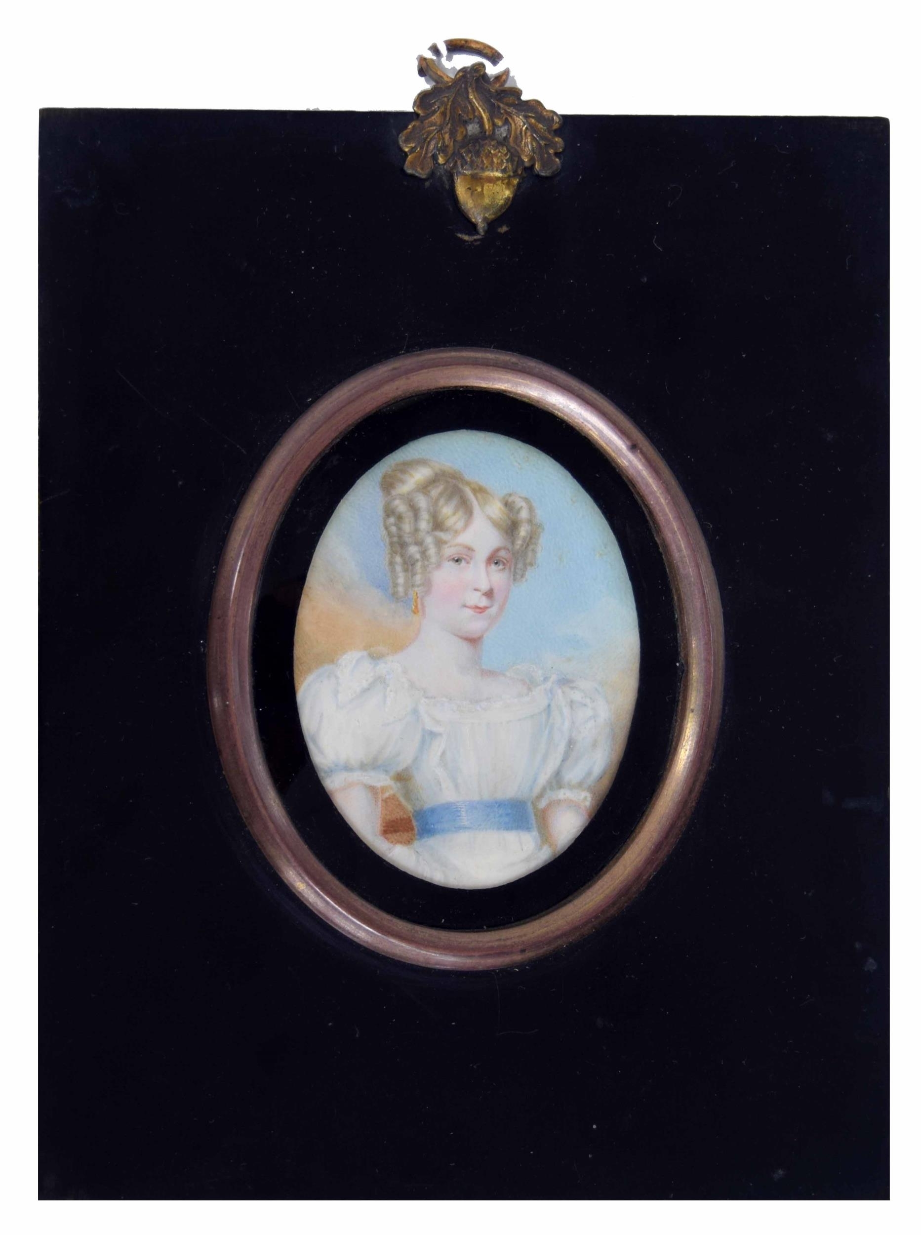 British School, 19th Century | Portrait miniature of Elizabeth Tidswell ...