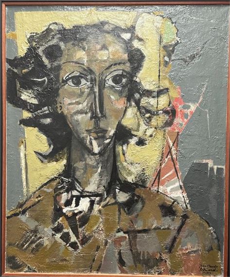 Jean Claude Bédard | Jean-Claude BEDARD (1928-1982) Face Oil on canvas ...