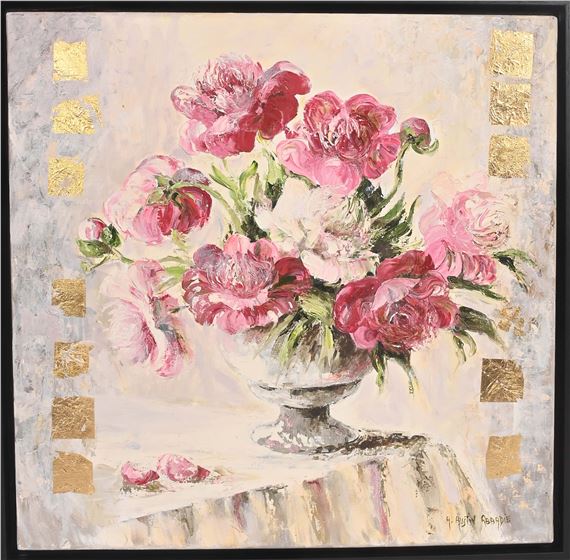 Anne Austin Abbadie | Les pivoines | MutualArt
