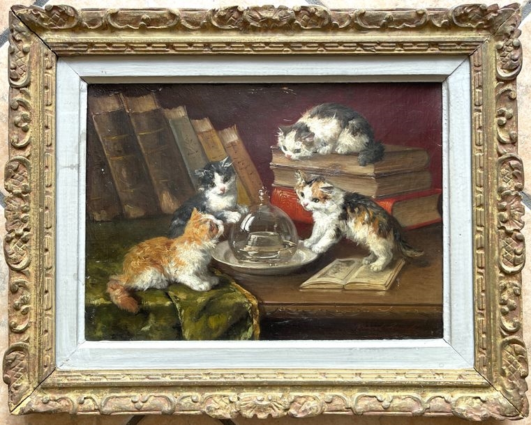 Arthur Alfred Brunel de Neuville | Kittens | MutualArt