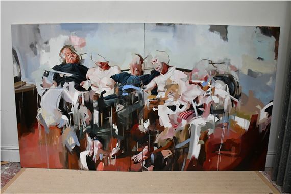 Benjamin Cohen | Study of Four Figures And An Interior (2011) | MutualArt