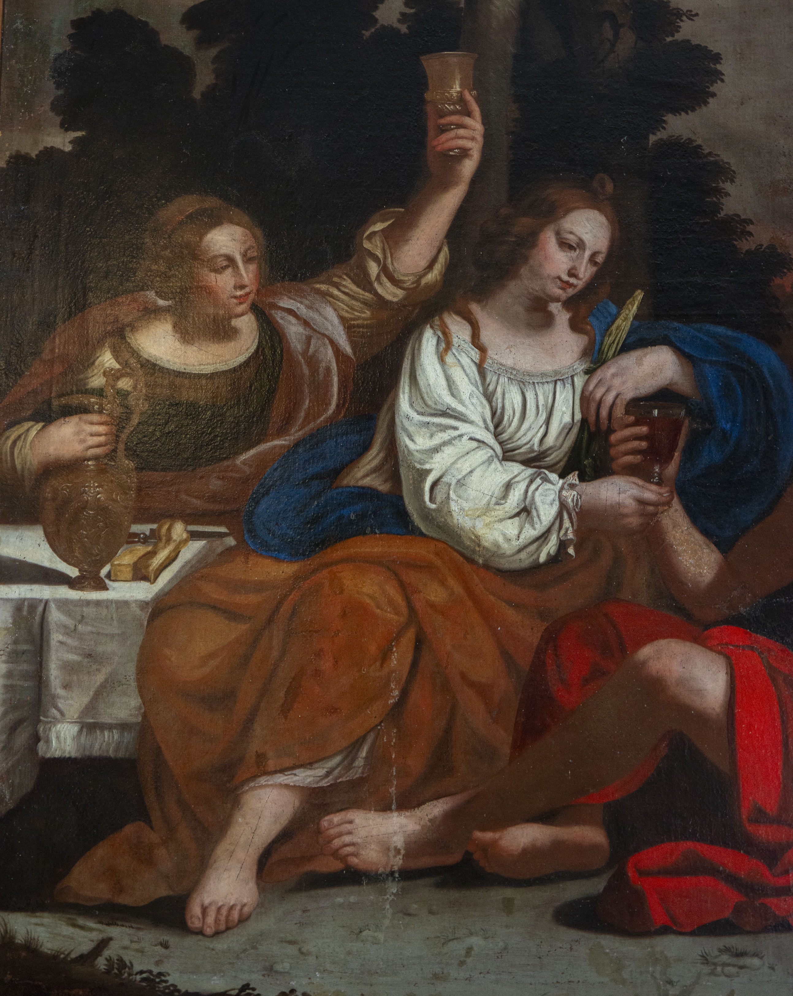 Annibale Carracci | Lot y sus Hijas | MutualArt