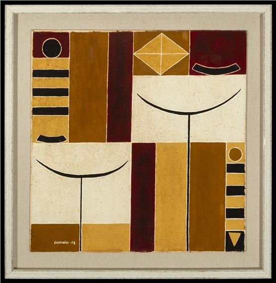 Mario Carreño | COMPOSITION GÉOMÉTRIQUE (1960) | MutualArt
