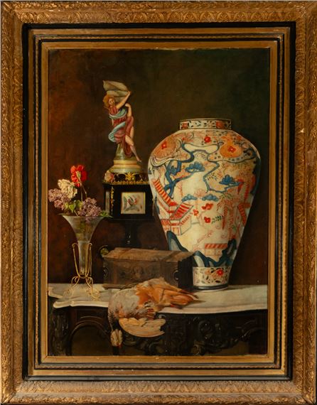 Spanish School, 20th Century | Bodegón con Jarrón Japonés | MutualArt