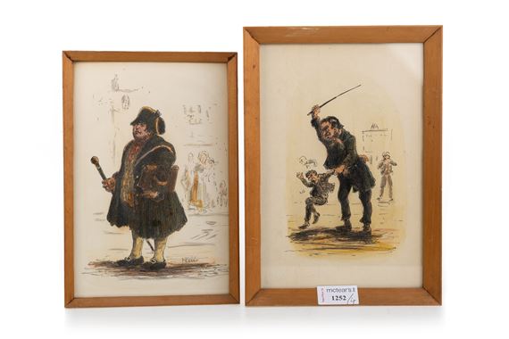 Harry Keir | FOUR CHARLES DICKENS CHARACTER SKETCHES | MutualArt