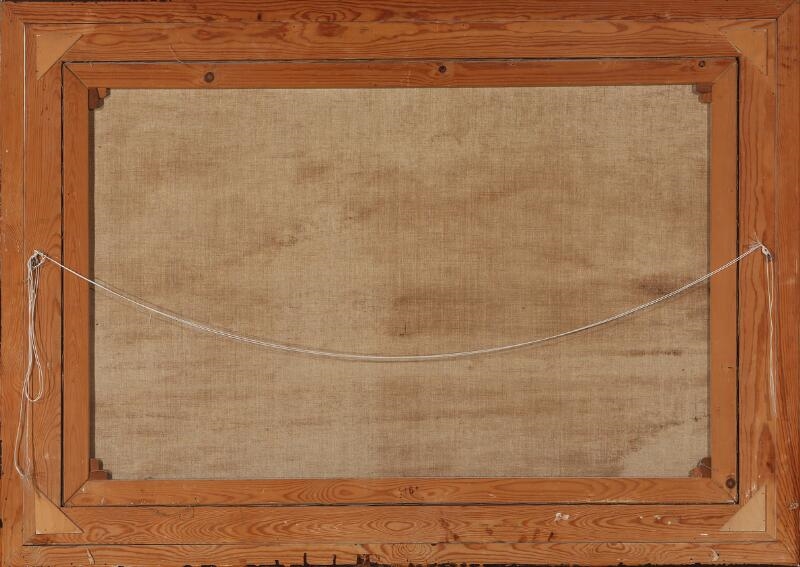 Gustav P. Rimmer | Coastal scenery with a sunset (1988) | MutualArt