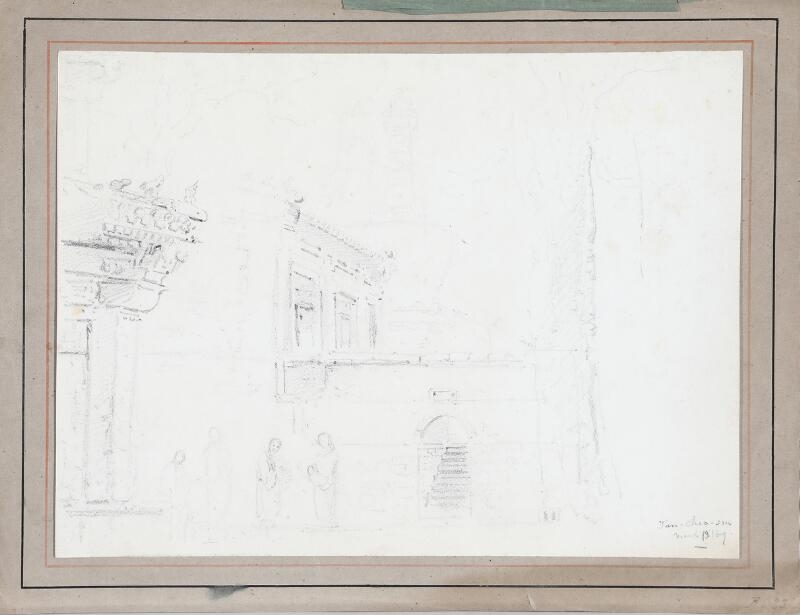 Fritz Sigfred Georg Melbye | View from a Chinese town | MutualArt