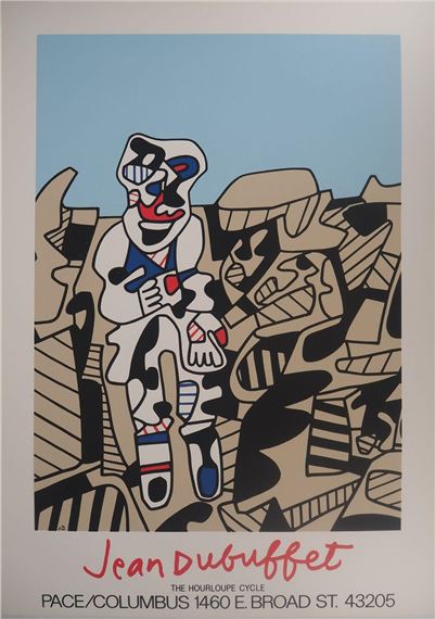 Jean Dubuffet | Jean DUBUFFET - Art Brut: Wild Man, 1974 (1974) | MutualArt