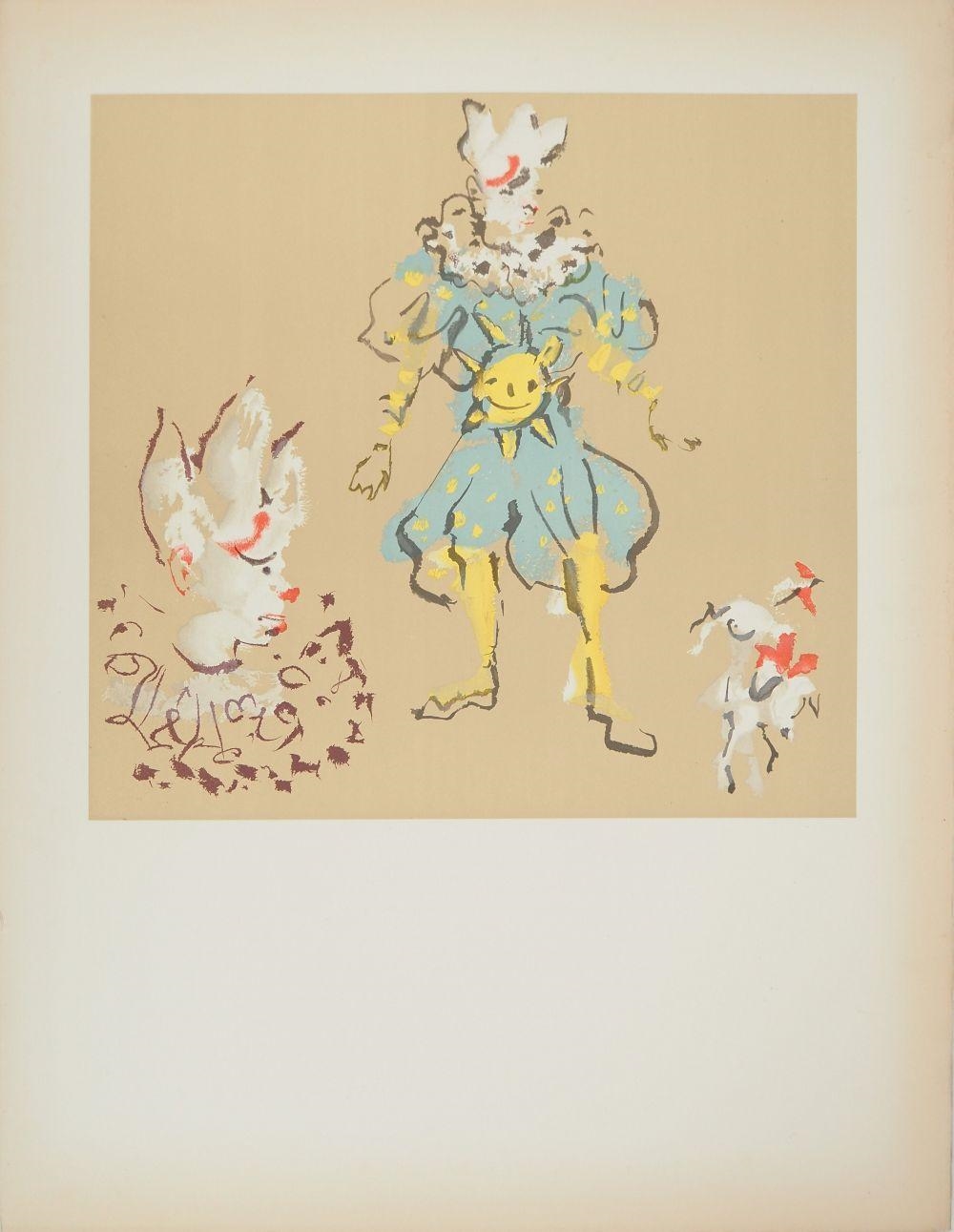 Christian Bérard | Mannequin portant une robe Schiaparelli | MutualArt