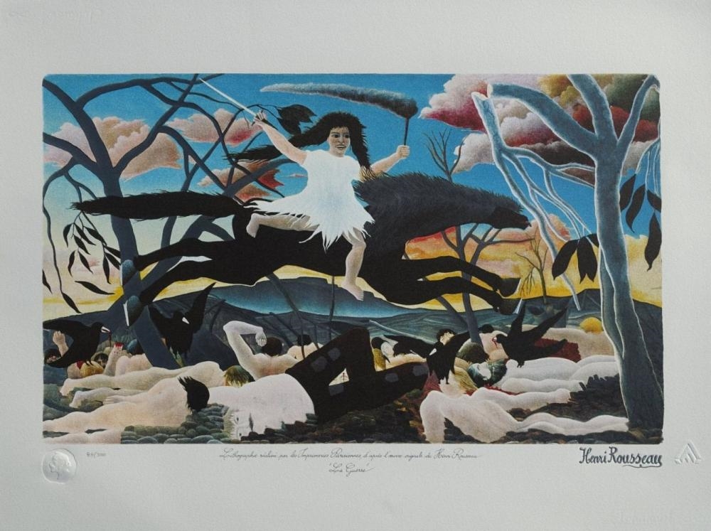 Henri Rousseau | Henri (dit le douanier) ROUSSEAU - The War, 1976 (1976 ...