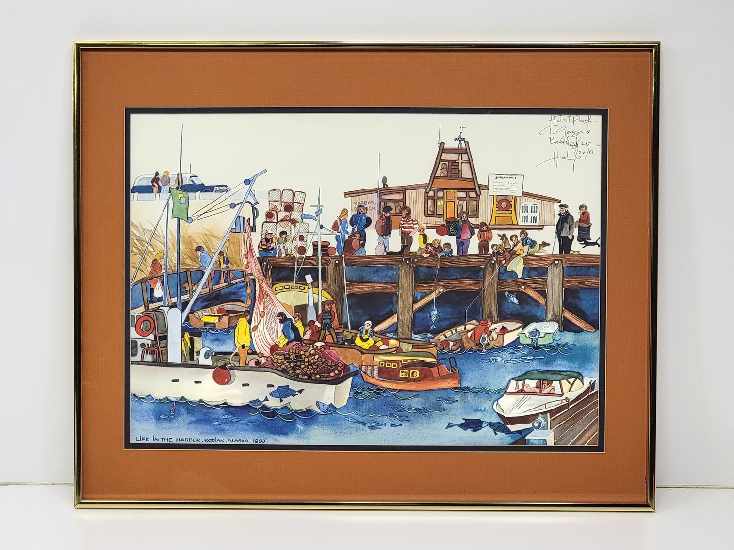 Anna Huöng | Life In The Harbor - Kodiak, Alaska | MutualArt