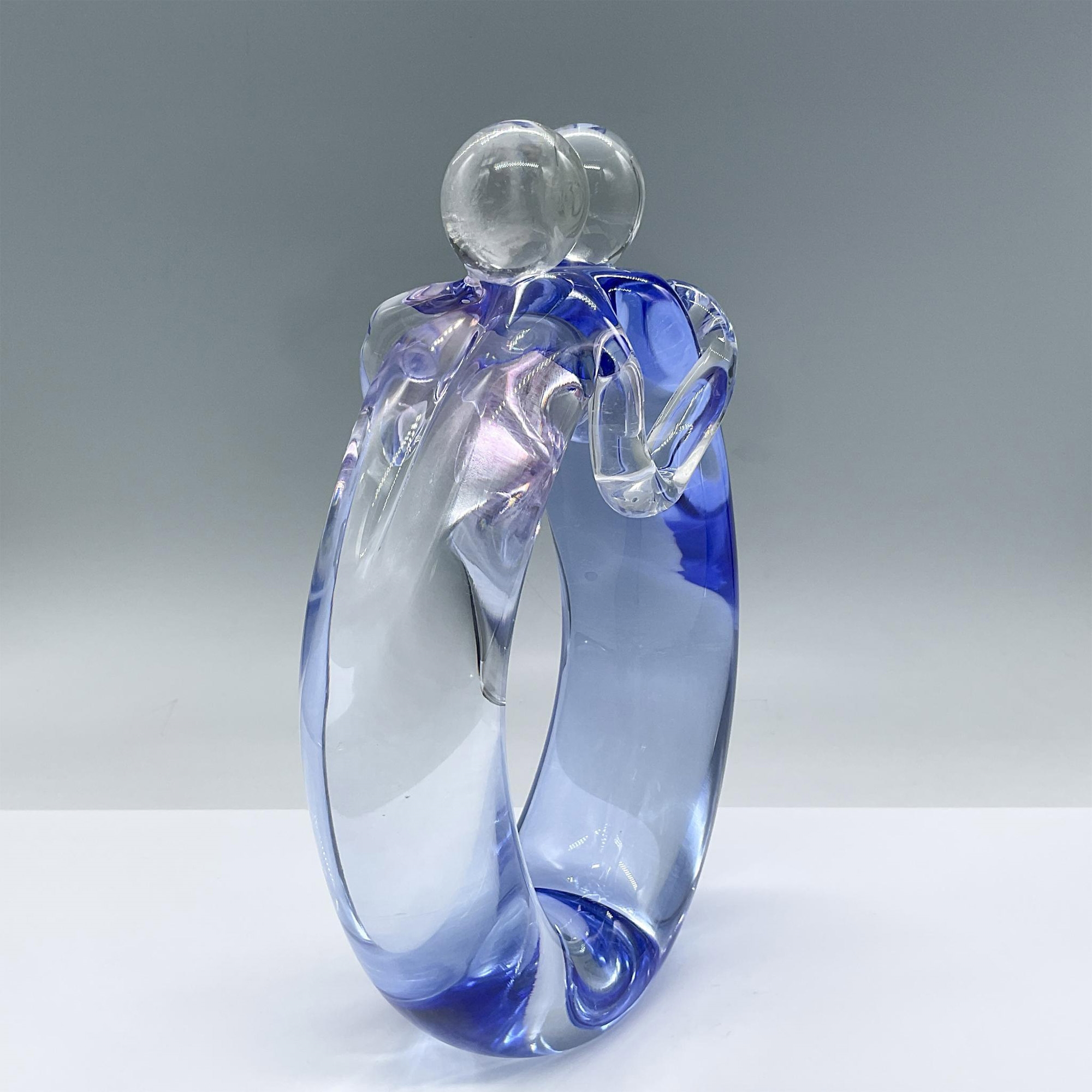 Steve Fenstermacher | Sleek, modern art glass sculpture of a man and ...