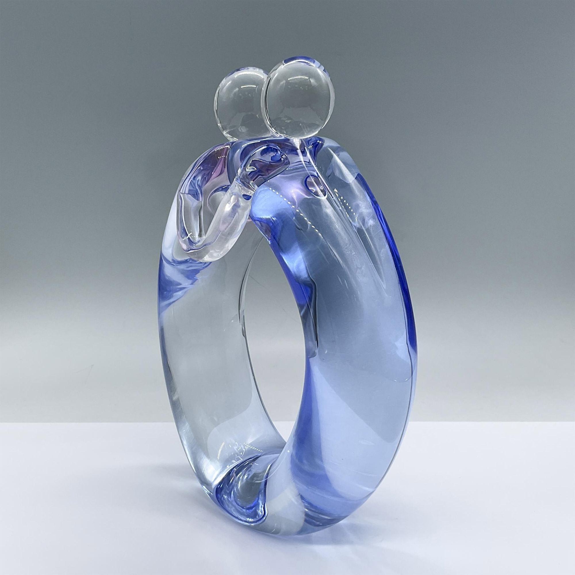 Steve Fenstermacher | Sleek, modern art glass sculpture of a man and ...