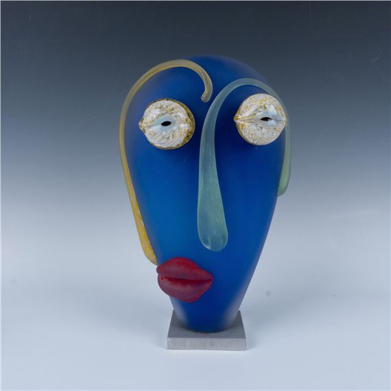 Nick Ruhlman | An unique abstract-style sculpture of a woman's face in ...