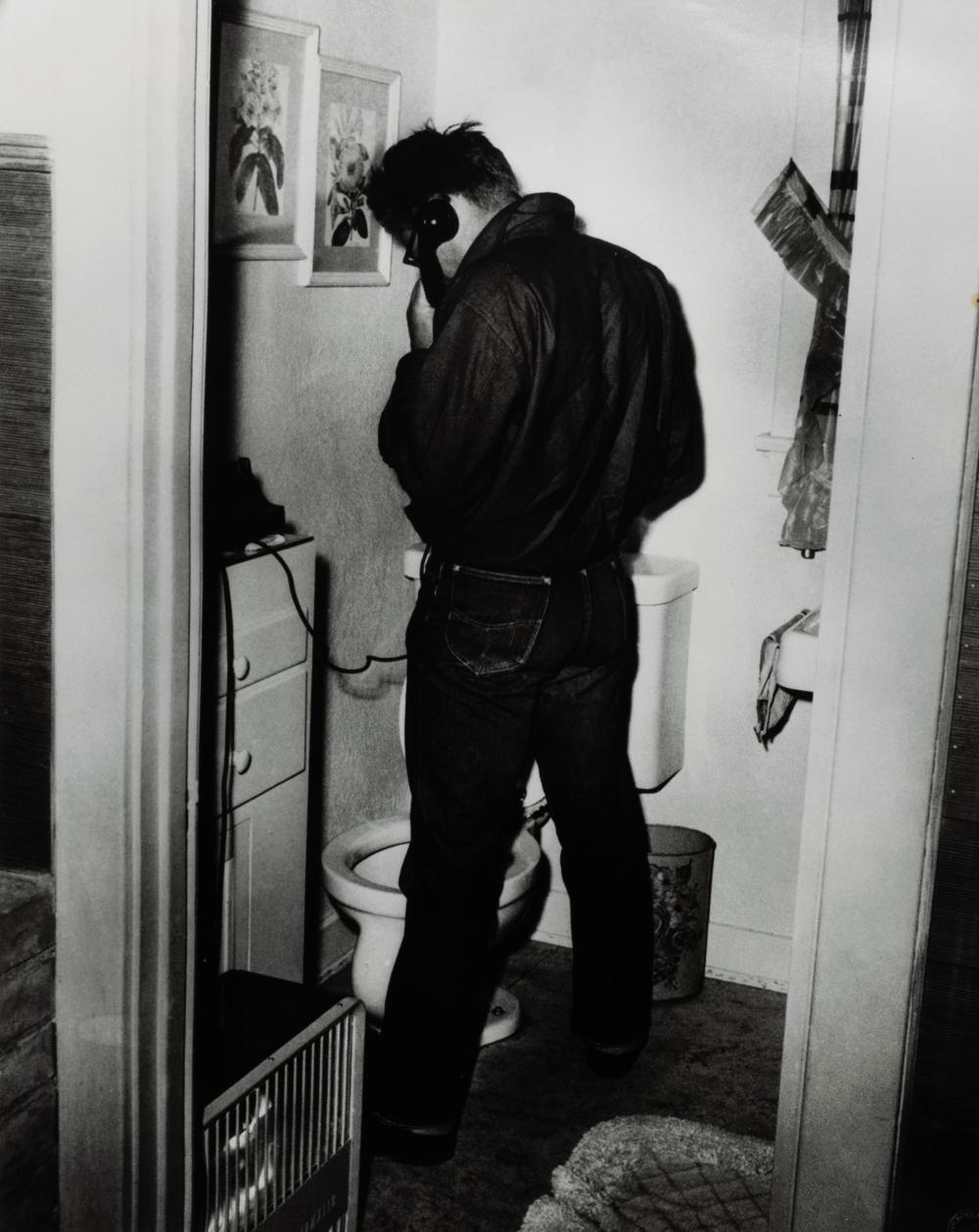 Frank Worth | James Dean In Restroom | MutualArt