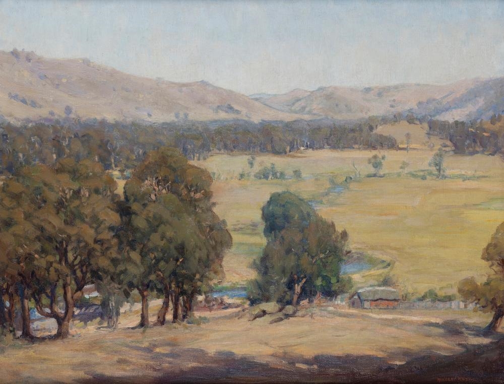 Herbert Rose | Summer Gumtrees in Valley | MutualArt