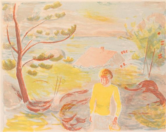 Jean Heiberg | Stående kvinneakt (1930) | MutualArt