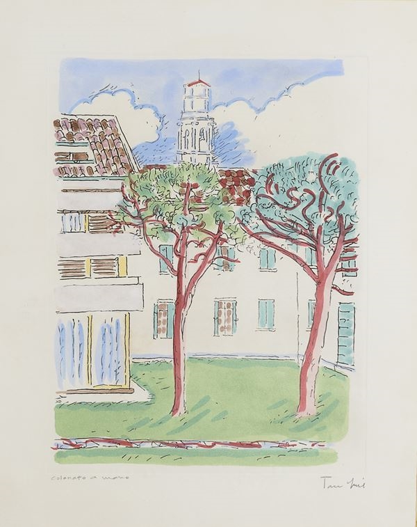 Orfeo Tamburi | LITOGRAFIA RITOCCATA DI ORFEO TAMBURI | MutualArt